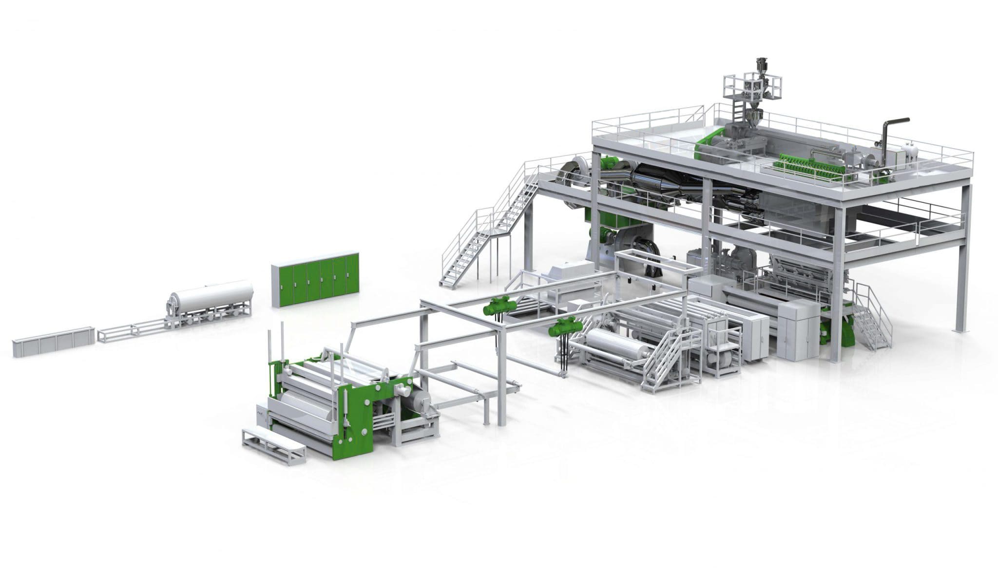 Spunbond Non-Woven Fabric Machine in India | Spunbond Non-Woven Fabric ...