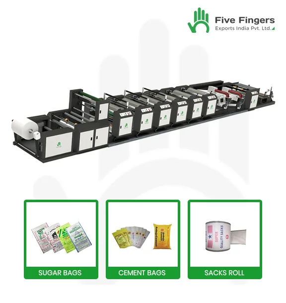 Six Color Flexo Printing Machine in Madurai | High Speed Flexo Bag ...
