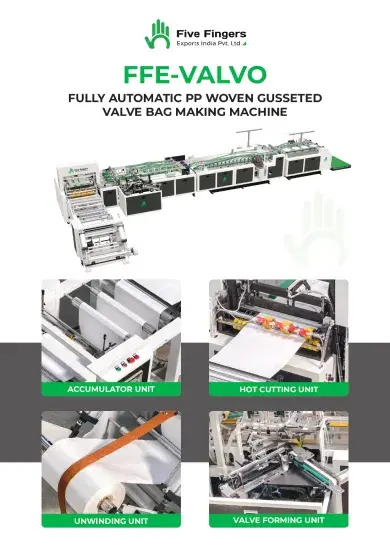 Machine Catalogue | Five Fingers Exports India Pvt Ltd